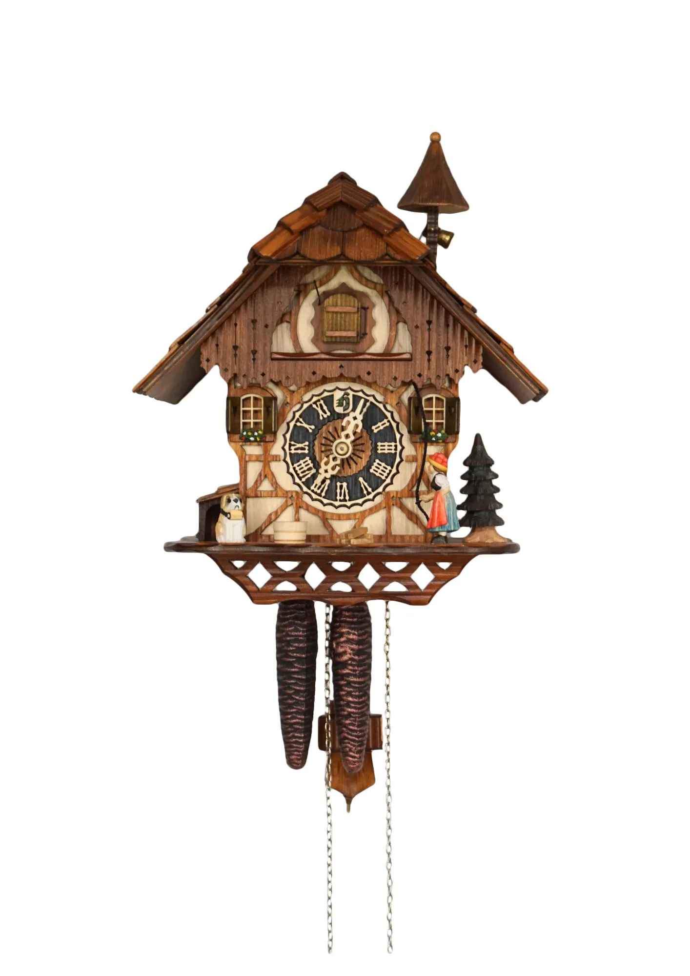 Cuckoo Clock | Bell Ringer Lady | 1 Day Movement | 74207796